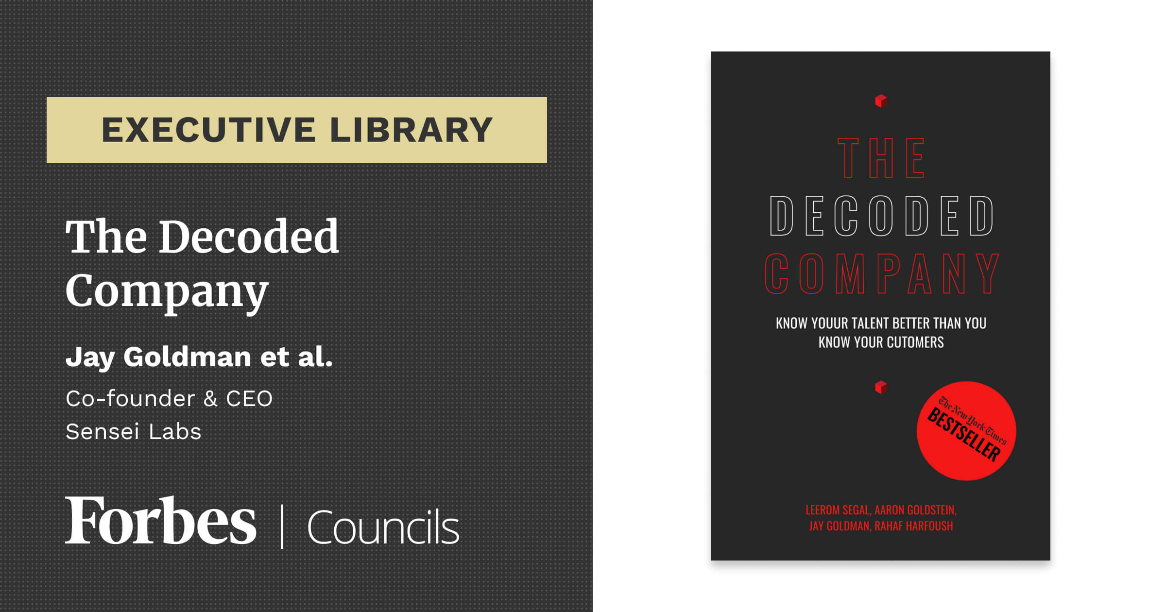 The Decoded Company by Jay Goldman et al. - Forbes Councils